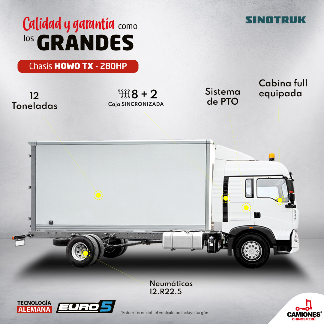 MODELOS DE CHASIS - Sinotruk Howo